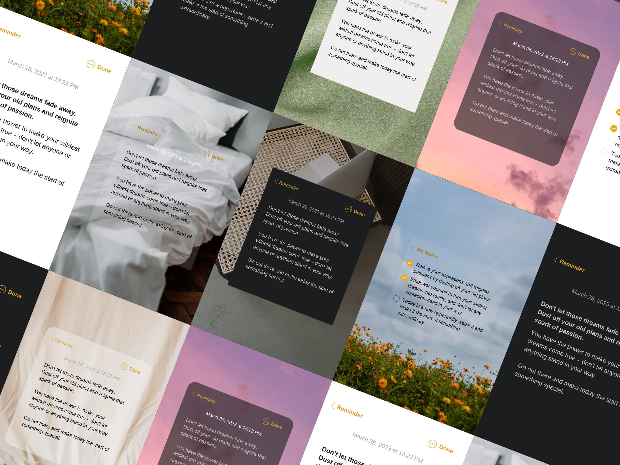 IPhone Notes App Canva Template, iPhone Notes App Instagram Quote Posts ...