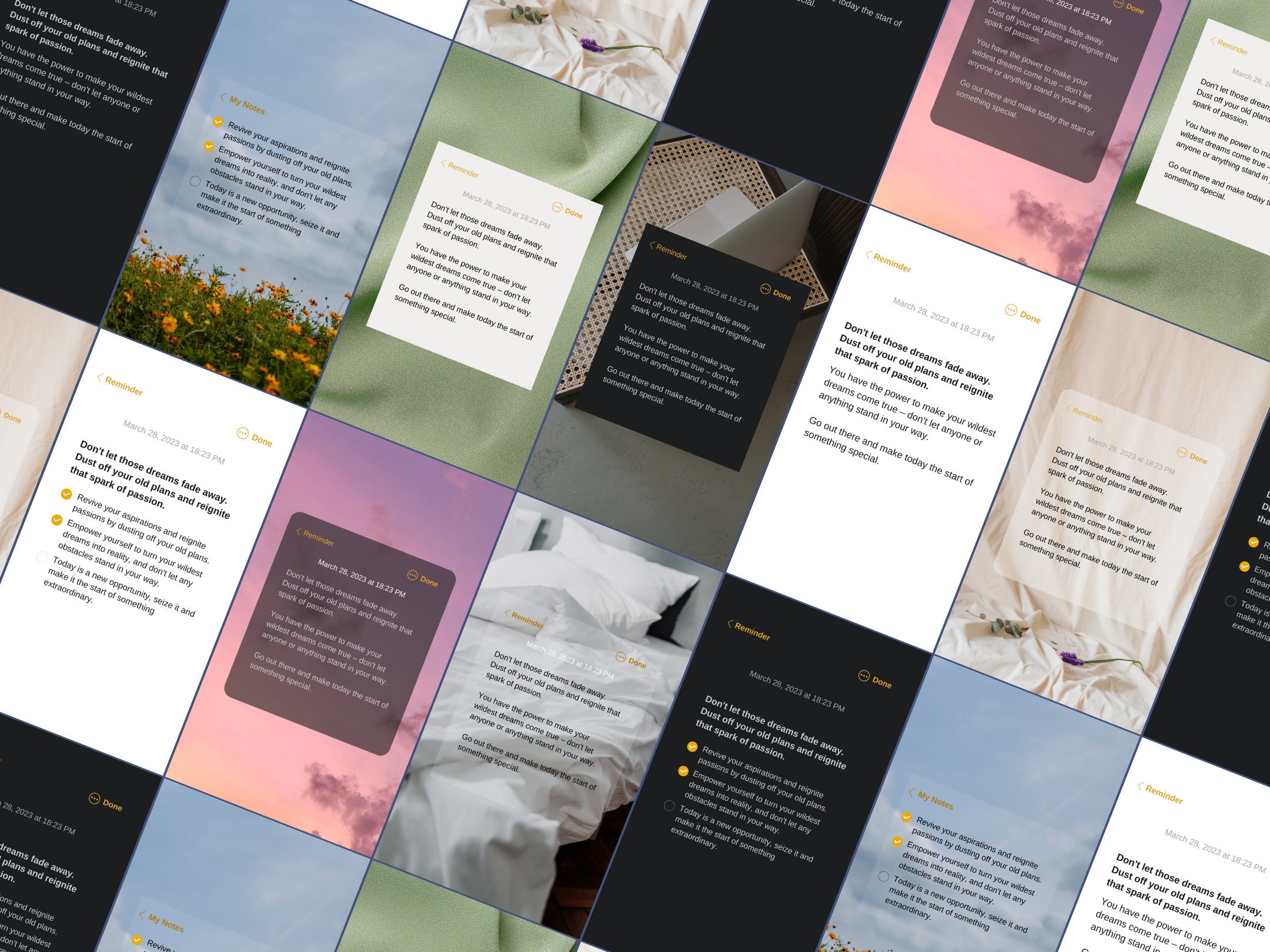 IPhone Notes App Canva Template, iPhone Notes App Instagram Quote Posts ...