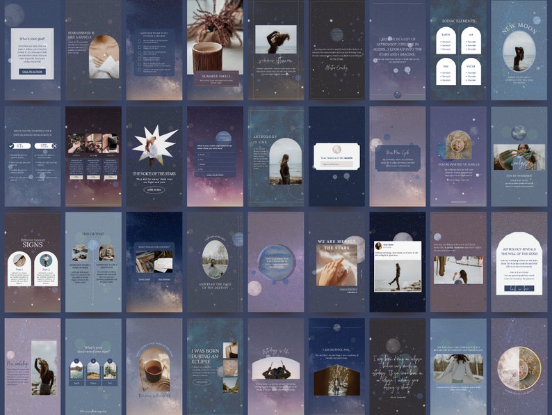 Astrology Website, Astrology Template, Mystic Website, Squarespace ...