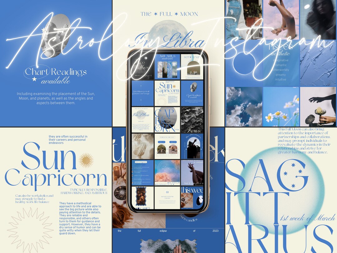 Astrology Templates, Zodiac Templates, Celestial Instagram, Spiritual ...