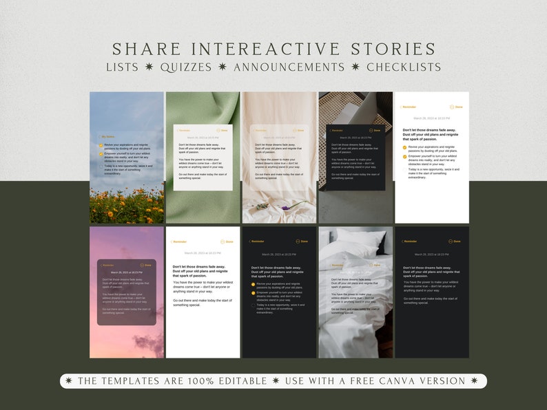 IPhone Notes App Canva Template, iPhone Notes App Instagram Quote Posts ...