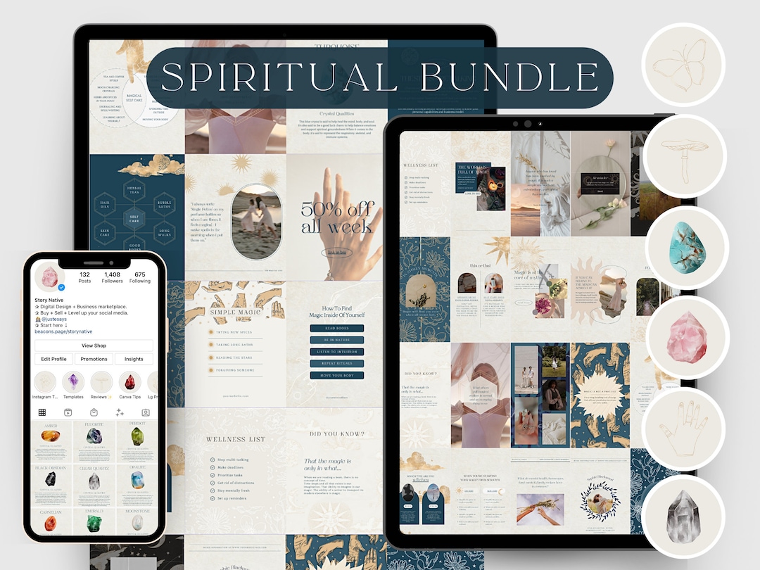 Spiritual Templates, Spiritual Instagram, Mystical Instagram ...