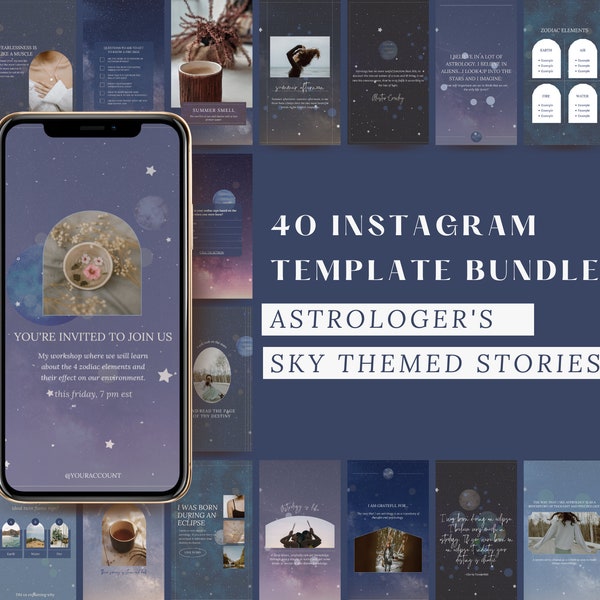 Numerology Instagram Template - Etsy