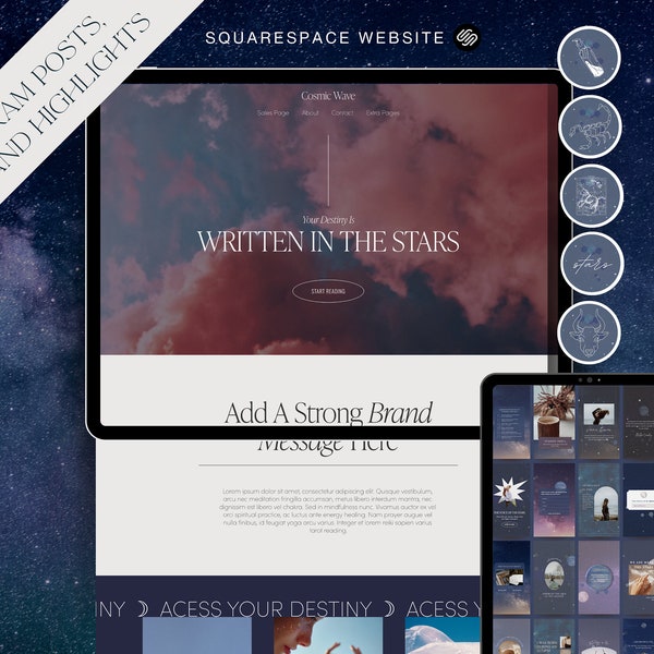 Yoga Theme Squarespace - Etsy