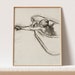 Bathing Woman Drawing| Bathroom Decor | Vintage Sketch Art Printable ...