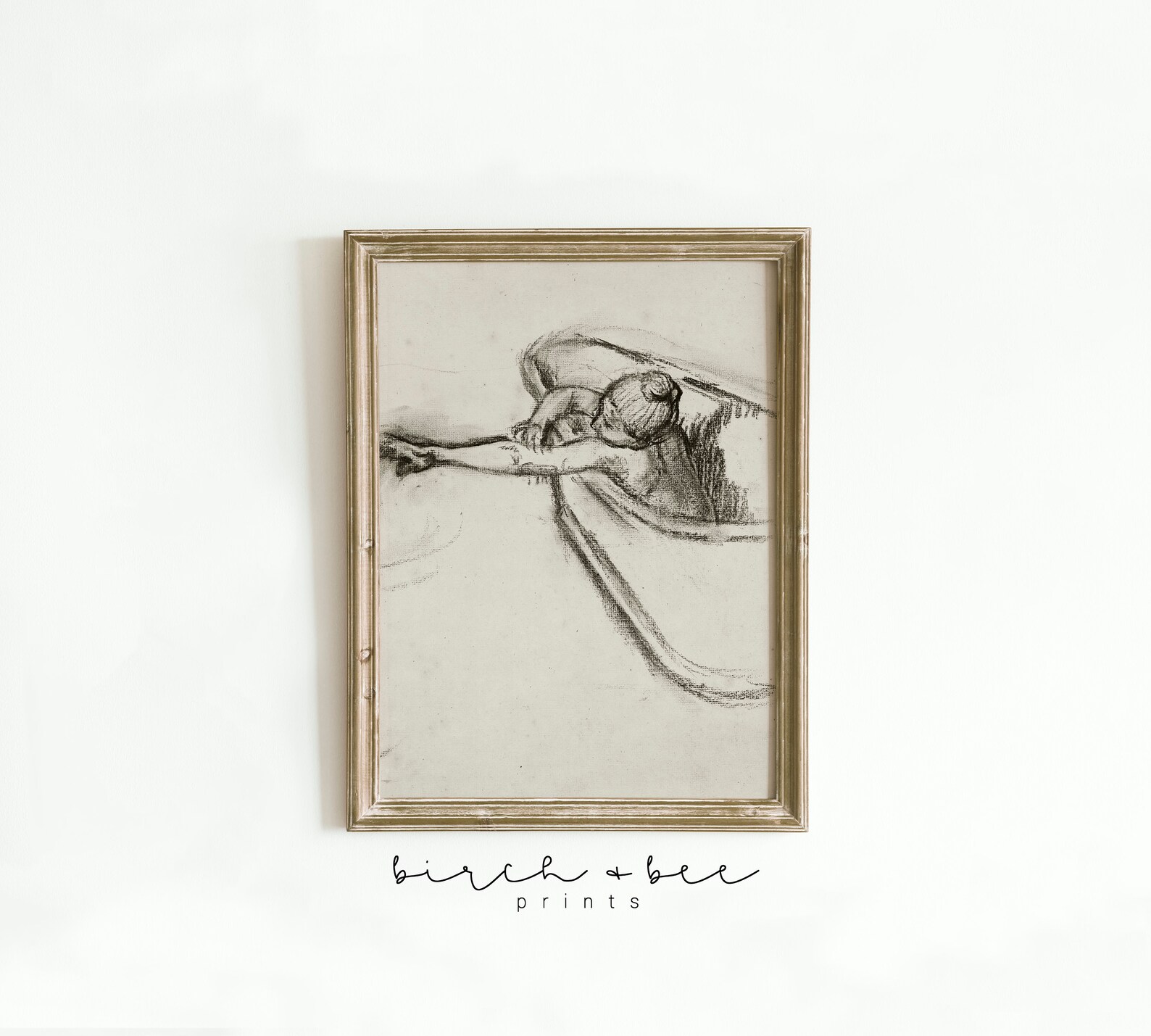 Bathing Woman Drawing| Bathroom Decor | Vintage Sketch Art Printable ...
