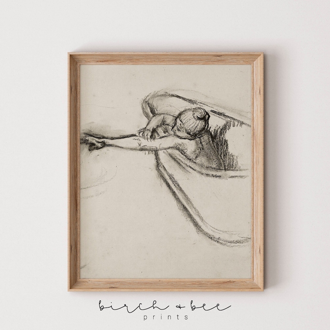 Woman in Bath Print | Bathroom Decor | Vintage Sketch | MAILED ART ...