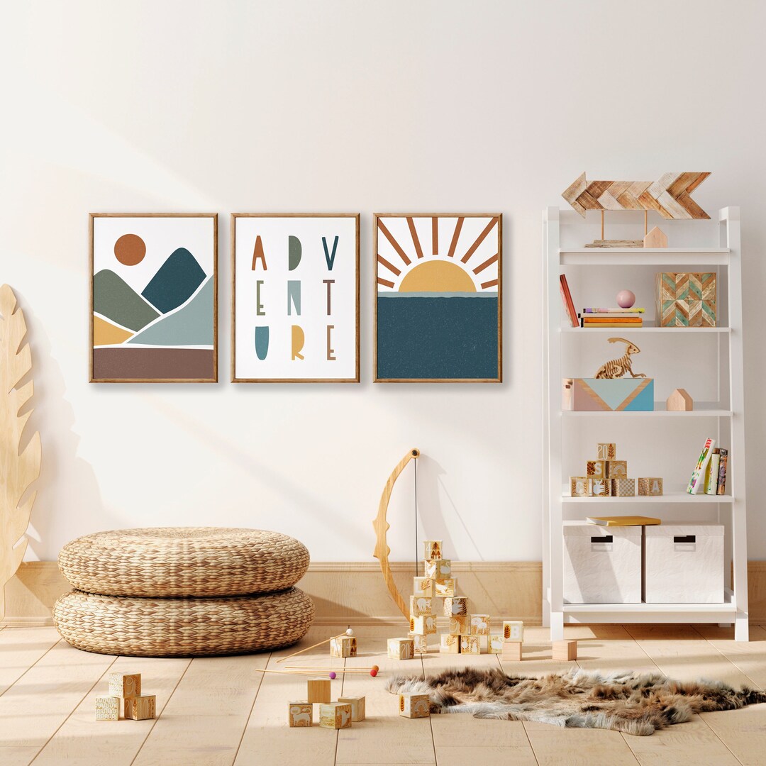 Ocean Adventure Prints Set of 3 | Kids Room Wall Art | Adventure ...