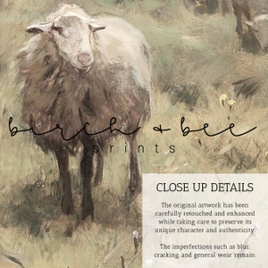 Schaf Bild Vintage | Europäisches Bauernhaus Kunstdruck | Digital Printable #163 - Etsy.de