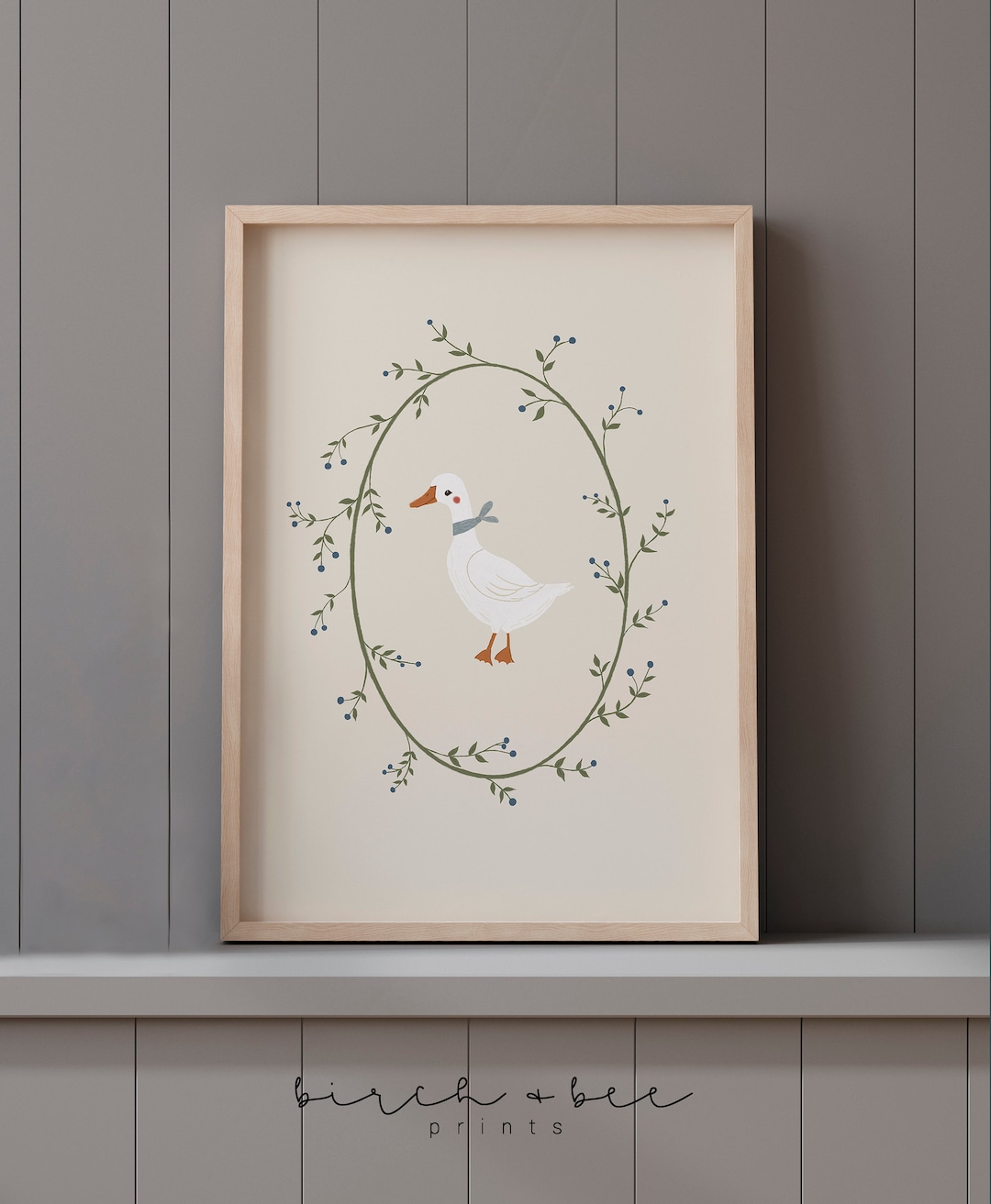 Goose Nursery Decor | Goose Art | Neutral Nursery Art Print | MAILED ...