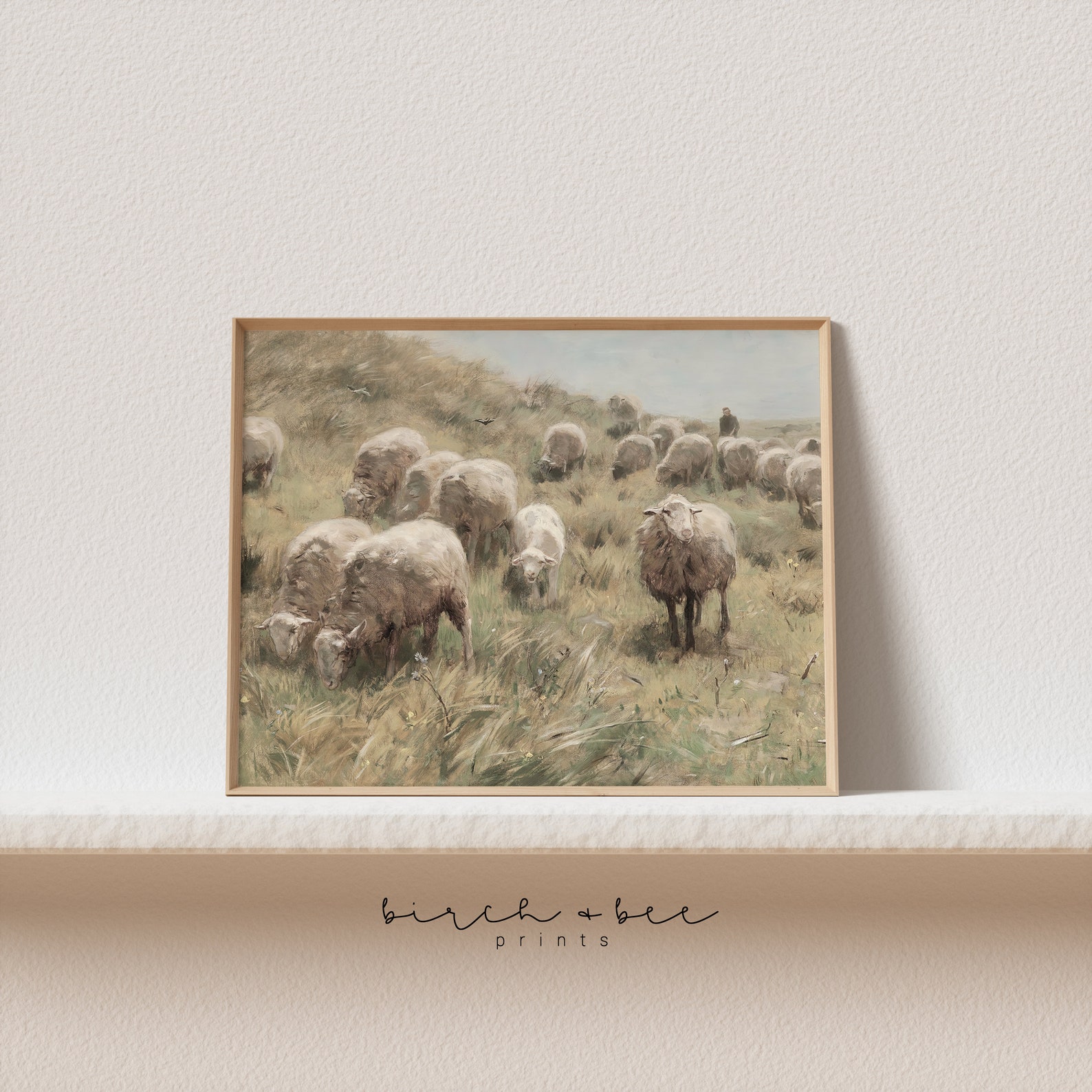 Schaf Bild Vintage | Europäisches Bauernhaus Kunstdruck | Digital Printable #163 - Etsy.de