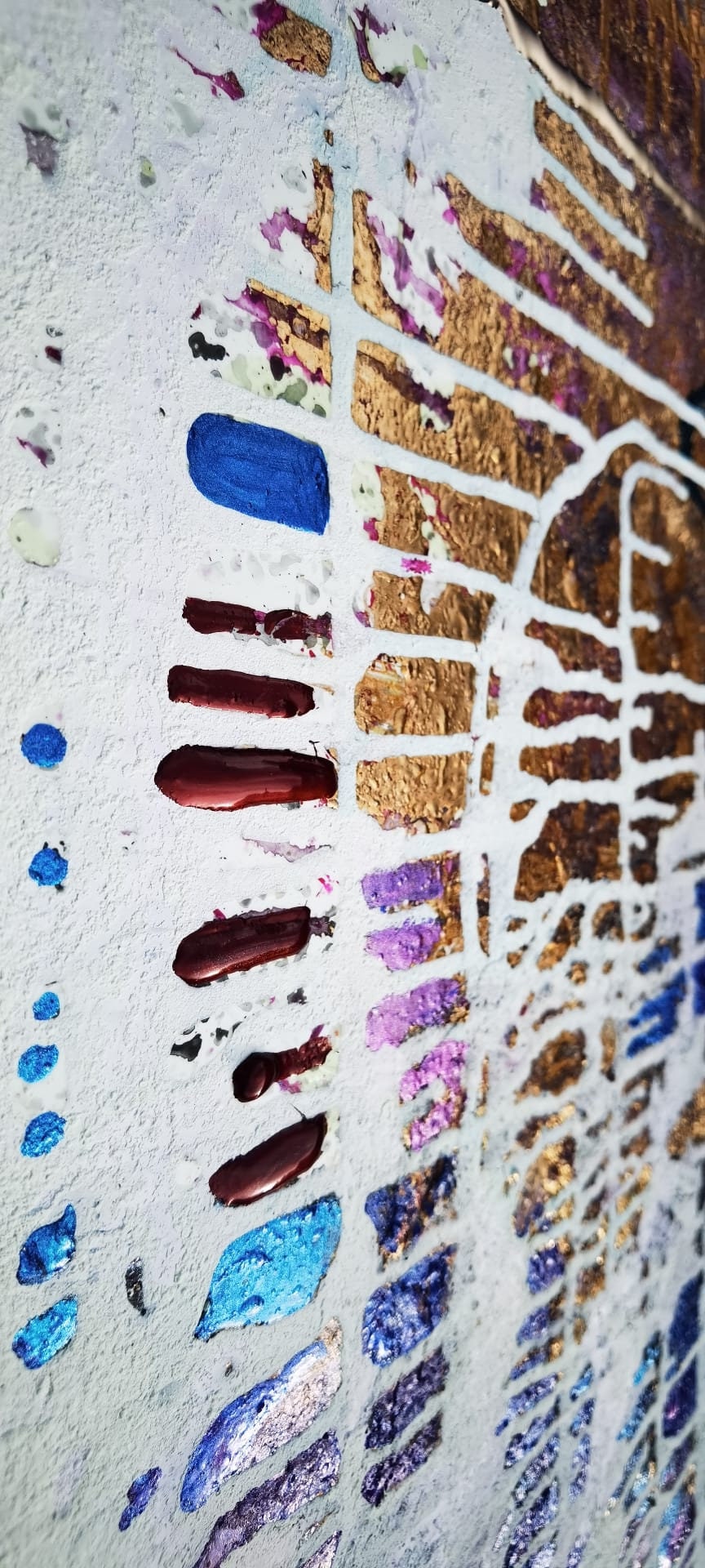 Liquid Light Painting Gold, Glow in the Dark Painting 100x150 Cm - Etsy