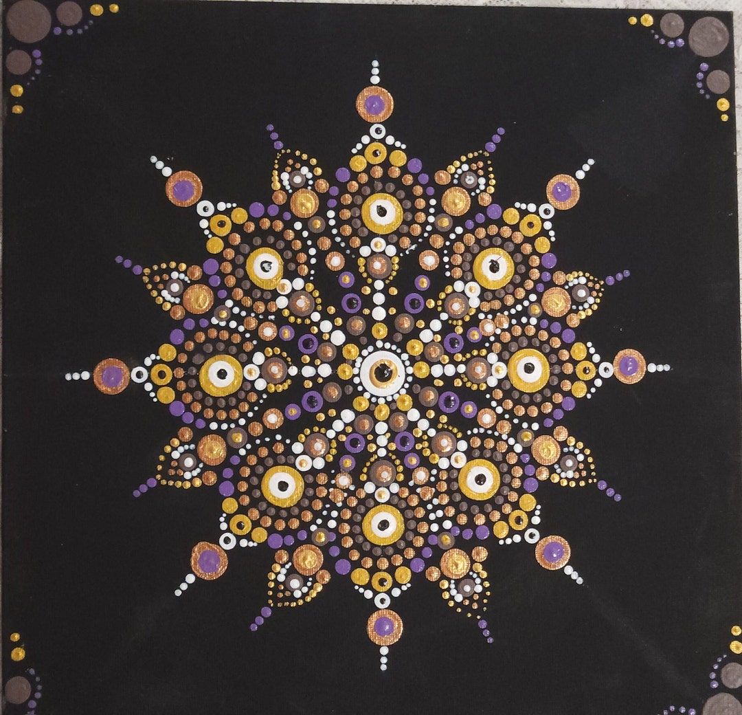 Mandala Painting - Etsy