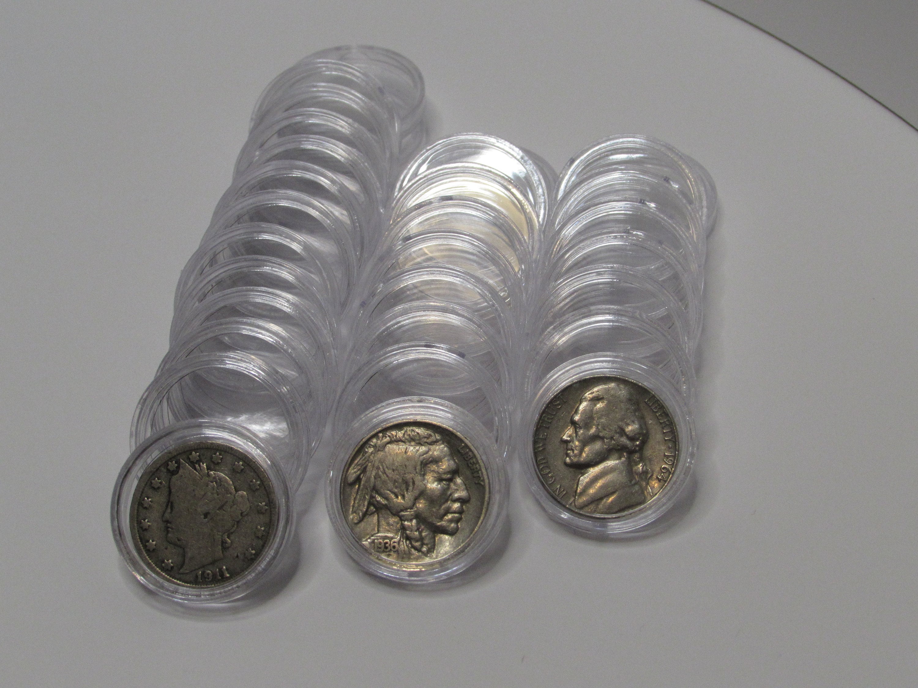 Nickel Sized Plastic Coin Capsules - 22 Mm Holders for Coins - Pack of ...
