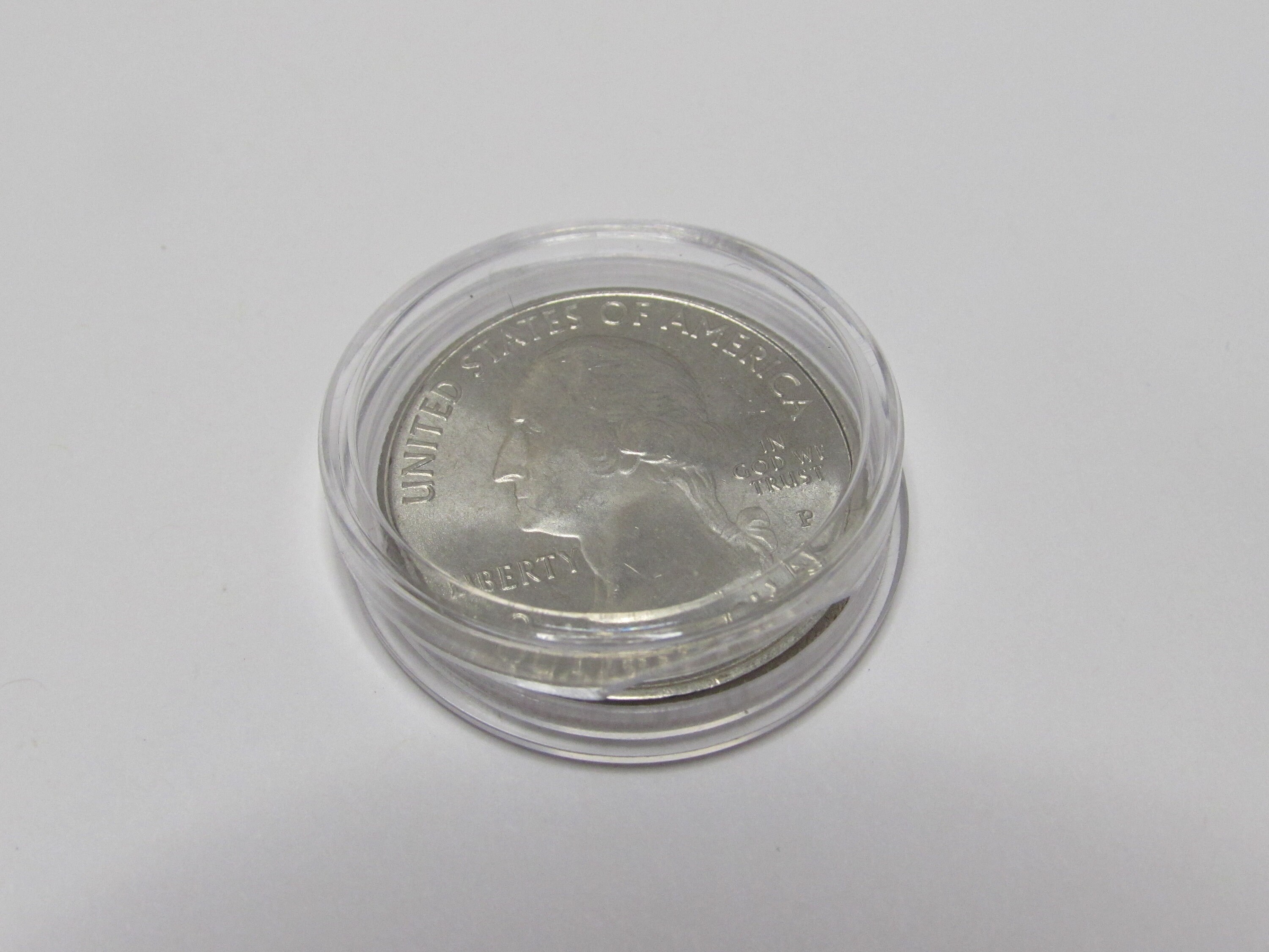 Quarter Sized Plastic Coin Capsules 24.3mm Holders for Coins - Etsy