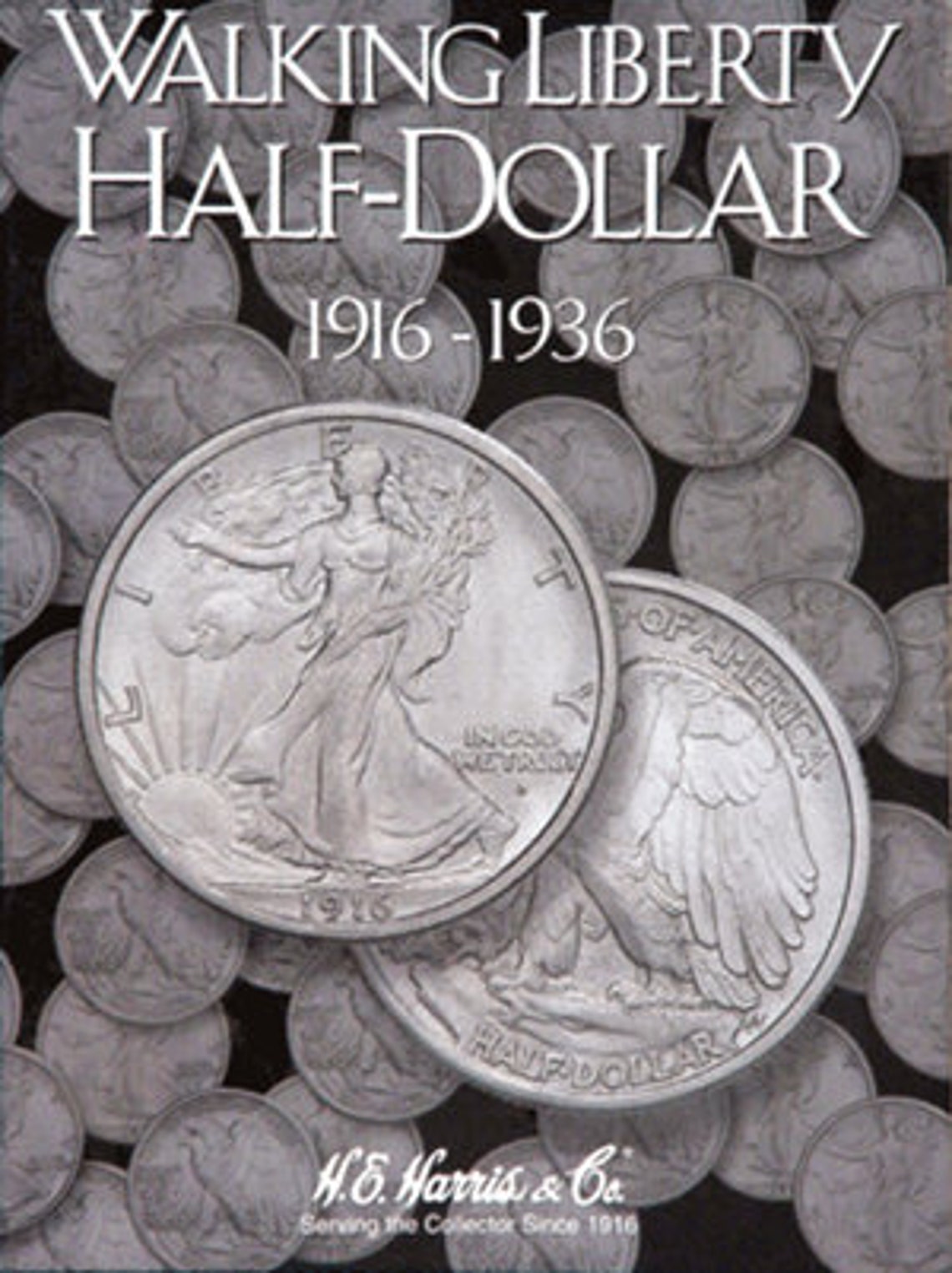 H.E. Harris Coin Folders for US Half Dollars Walking - Etsy