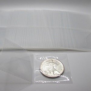 2.5" Polypropylene Coin Flips - 2.5x2.5 Plastic Protective Large Pvc ...