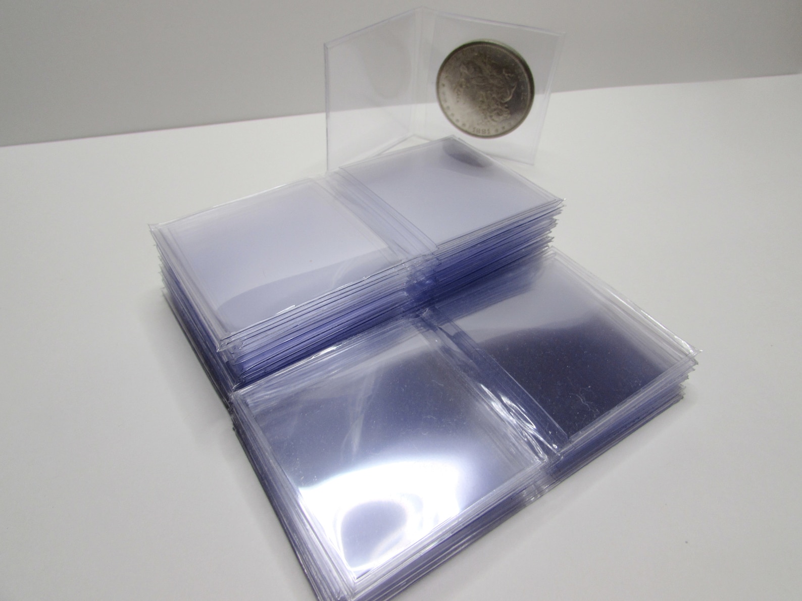 Plastic Double Pocket Coin Flips 2x2 Safe for Storage - Etsy