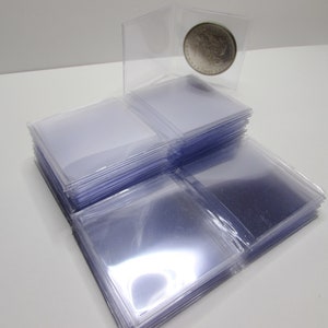 Plastic Double Pocket Coin Flips 2x2 Safe for Storage - Etsy