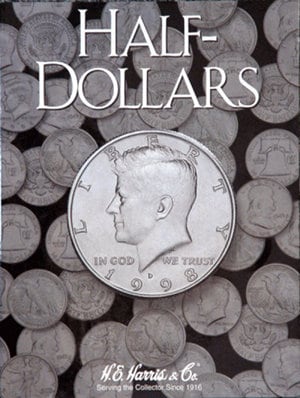 H.E. Harris Coin Folders for US Half Dollars Walking - Etsy