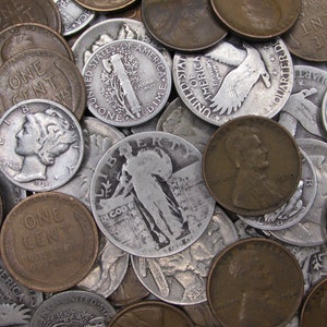 Great Depression Era 5 Coin Set - Old US Coins From 1929 and 1930s With ...