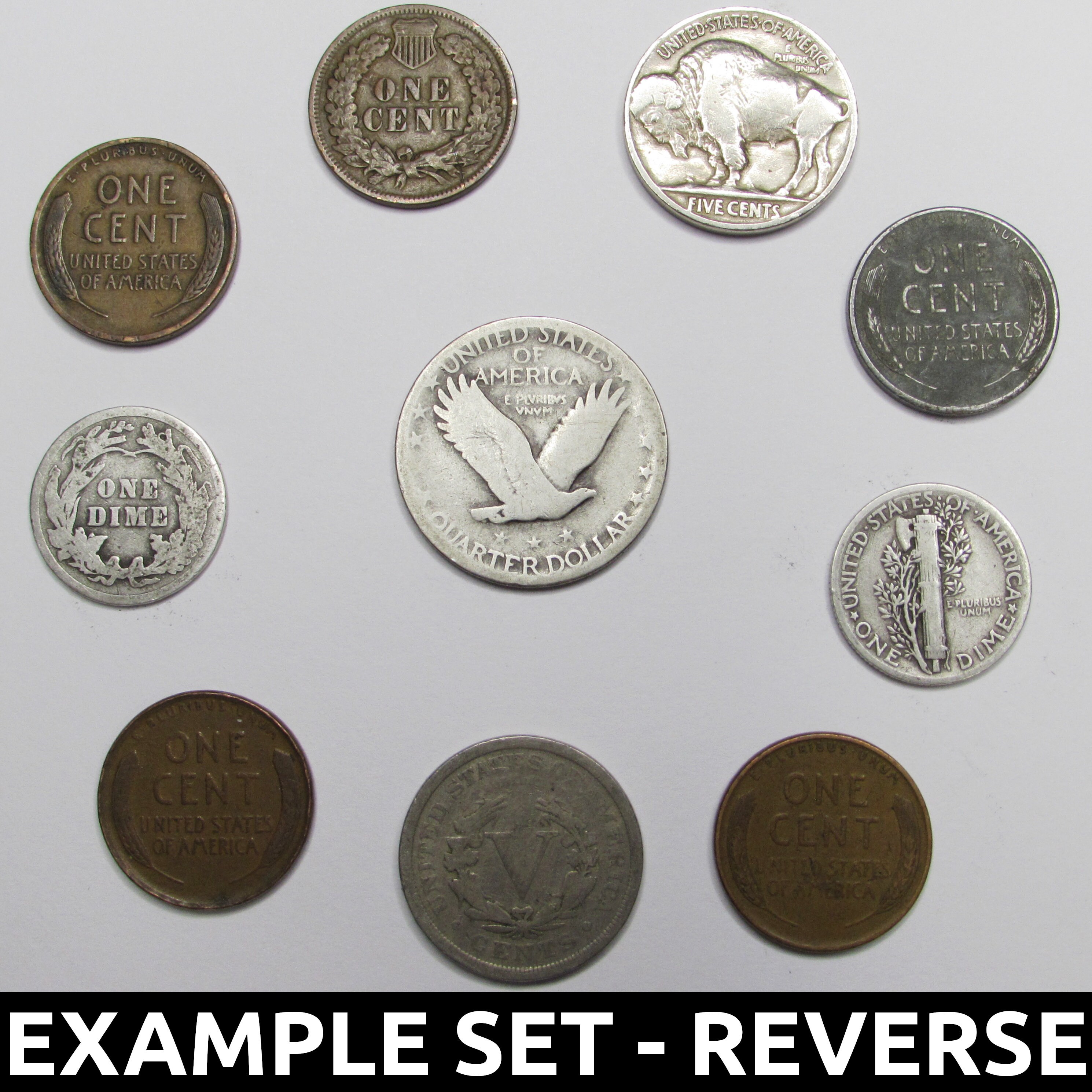 10 Old US Coins Collection - Silver Quarter & Dimes, Old Nickels ...