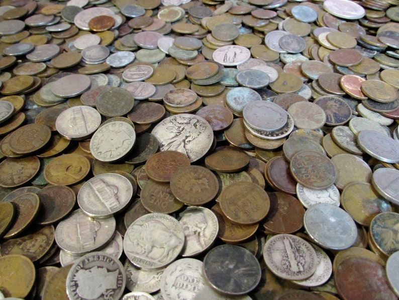 30 Coin Estate Sale Grab Bag – 1/2 Oz Old US Silver Coins, 2 1800’s ...