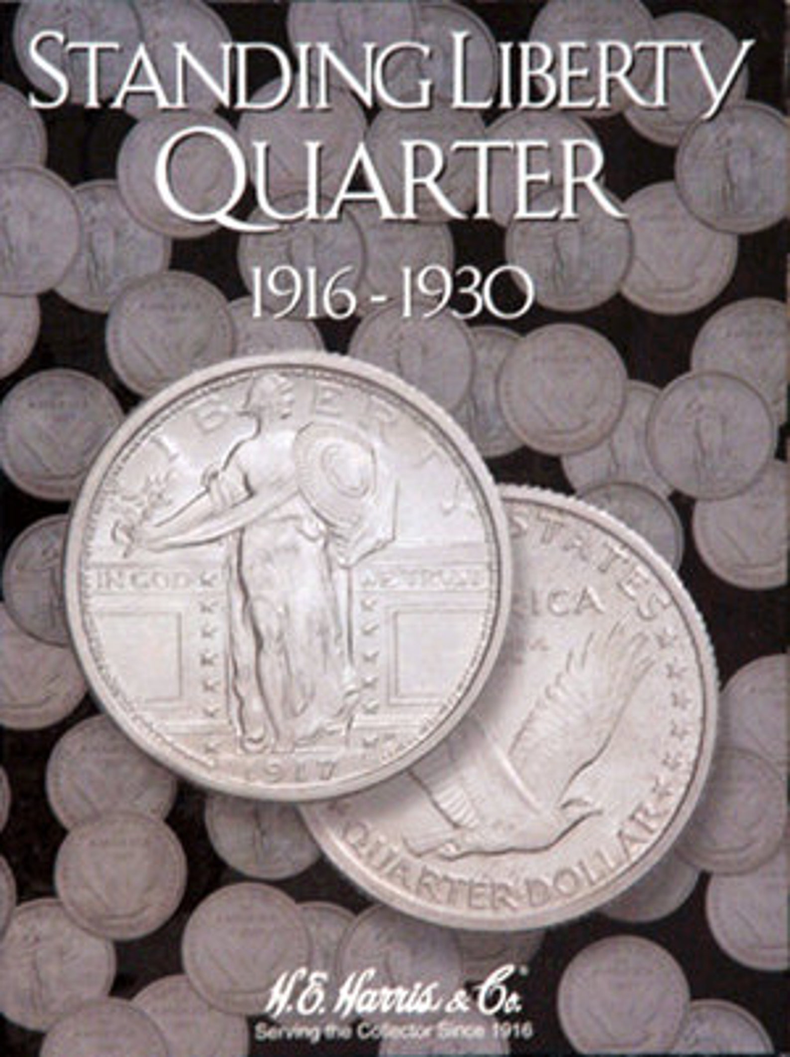 H.E. Harris Coin Folders for US Quarters Standing Liberty, Washington ...