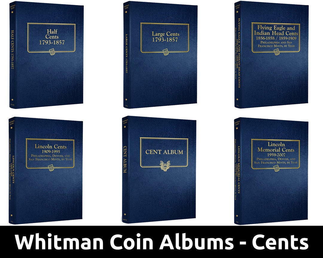 Whitman Coin Album for Cents / Pennies - Lincoln Wheat, Memorial ...