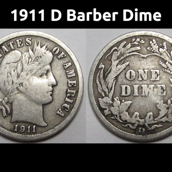 Barber Dime - Etsy