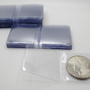 Plastic Double Pocket Coin Flips - 2x2" Safe for Storage - No PVC ...