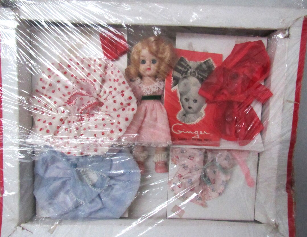 Vintage Ginger Doll With Clothing in Original Box 7 1/2" Circa 1950's ...