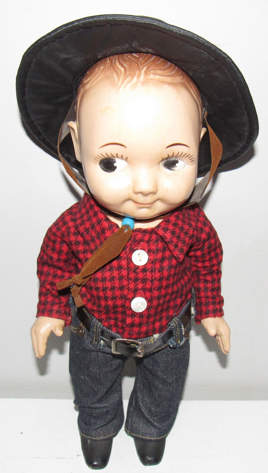 HOLD 4 Liam-vintage All Hard Plastoc buddy Lee Doll 12 1/2 Circa 1940's ...