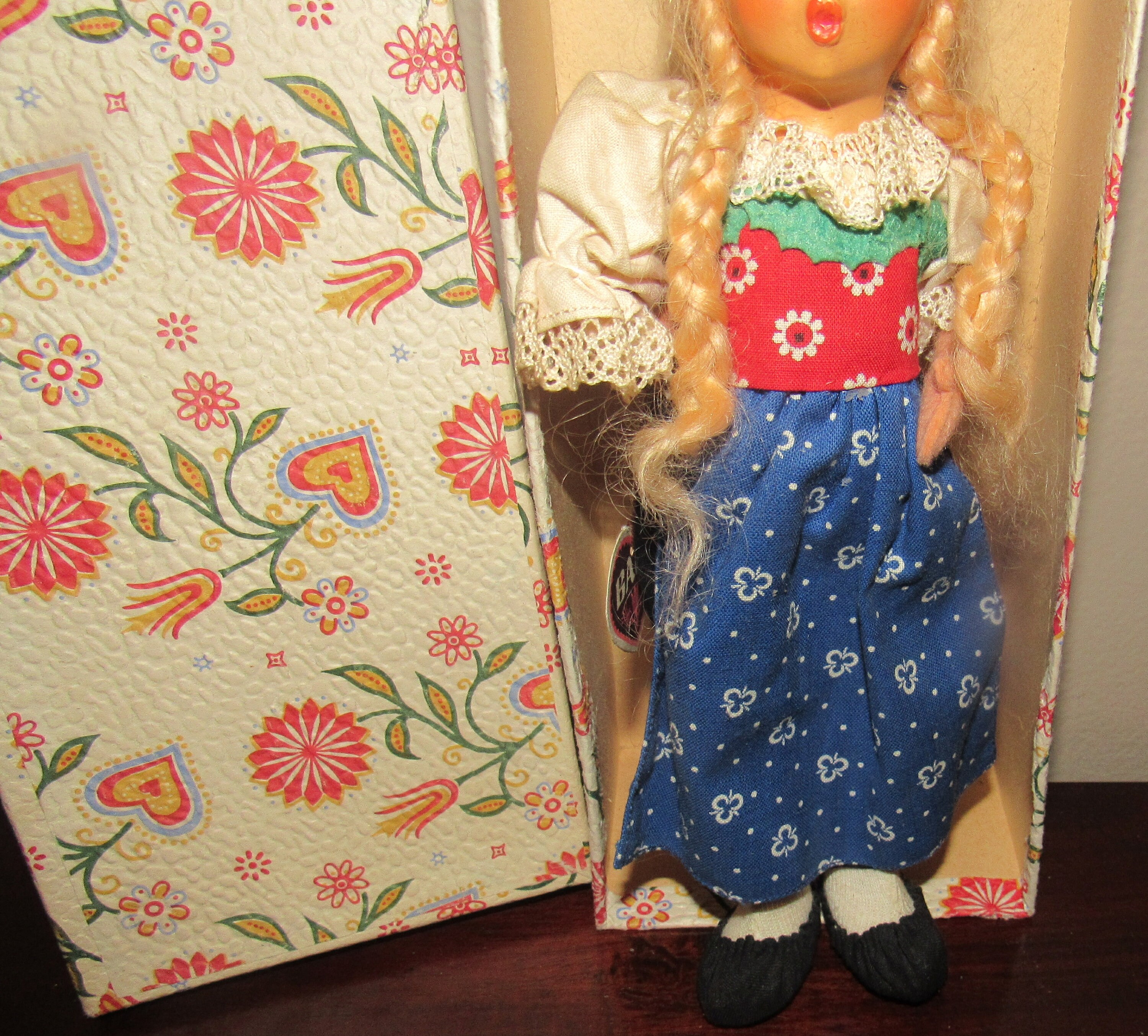 Vintage "baitz Girl Doll" in Original Box and Original Wrist Tag 8 1/2 ...