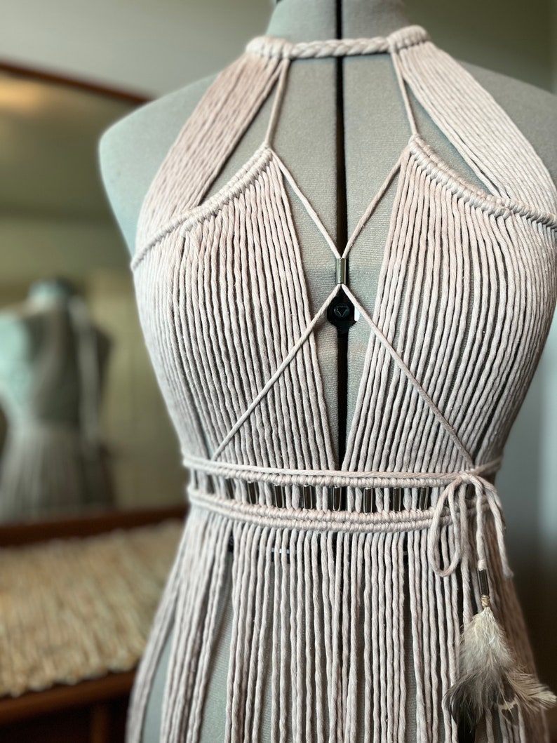 High Quality Handmade, Macrame Dress, Festival Clothing, Festival Dress ...