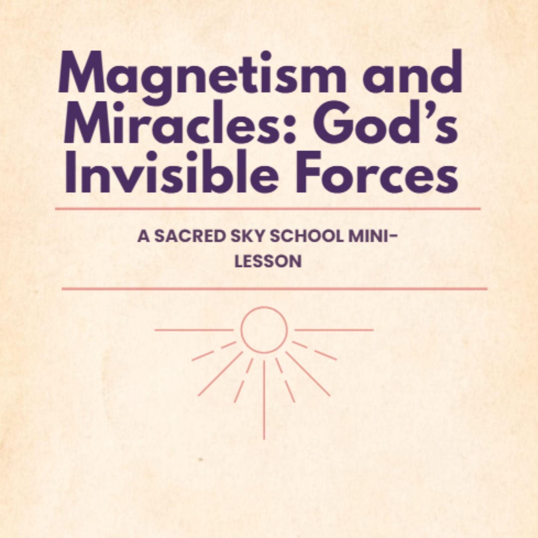 Mini Lesson 18 — Magnetism and Miracles: God’s Invisible Forces - Etsy