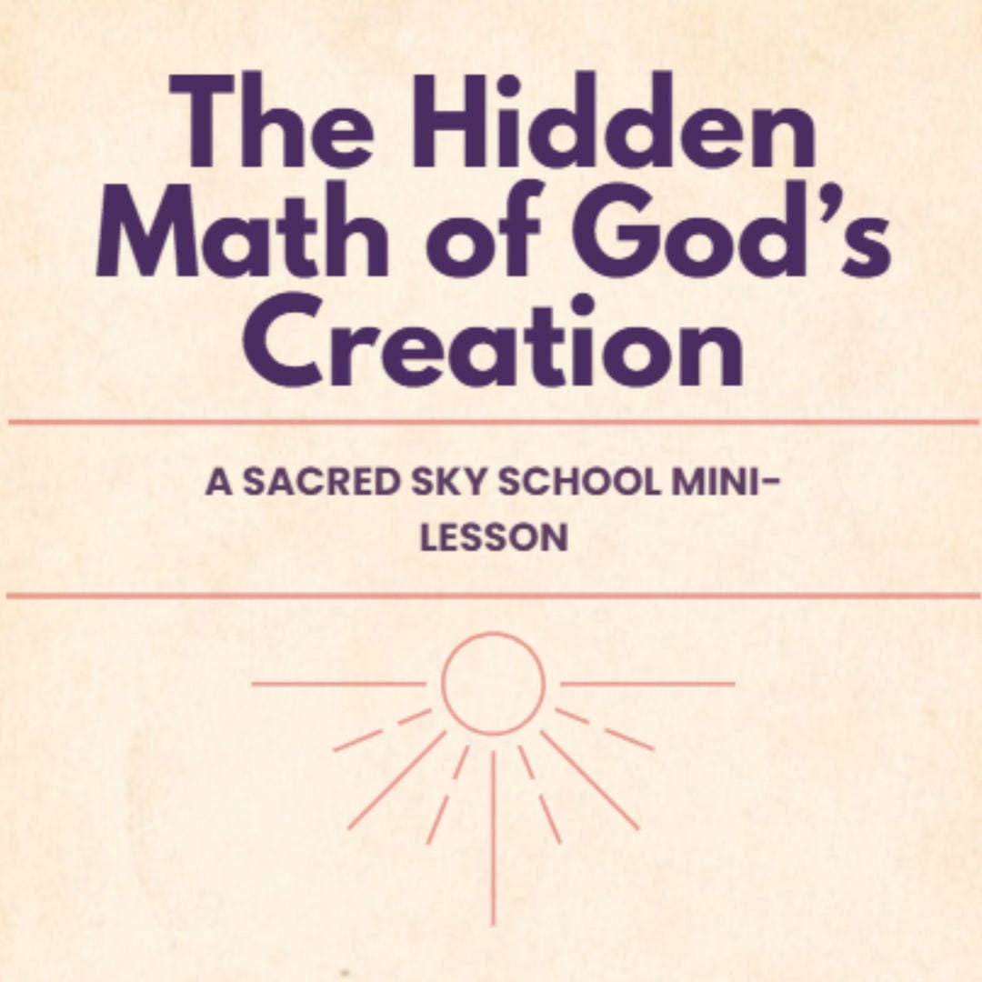 Mini Lesson 1 - the Hidden Math of Gods Creation - Bible Based ...