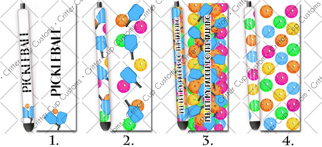 Pickle Ball Pen Wrap, Pen Wrap Bundle, Pen Wrap - Etsy