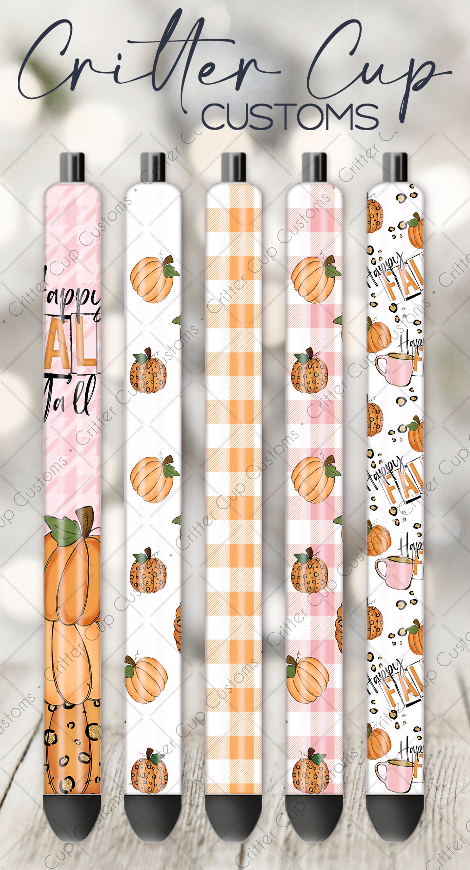 Happy Fall Ya'll Pen Wrap Design Fall Pen Wrap Digital - Etsy