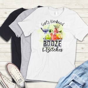 Sublimation Design "girls Weekend Booze and Bitches" Digital Download ...