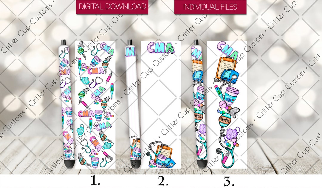 CMA Pen Wrap, Medical Pen Wrap, Epoxy Pen Wrap, Pen Wrap Design ...