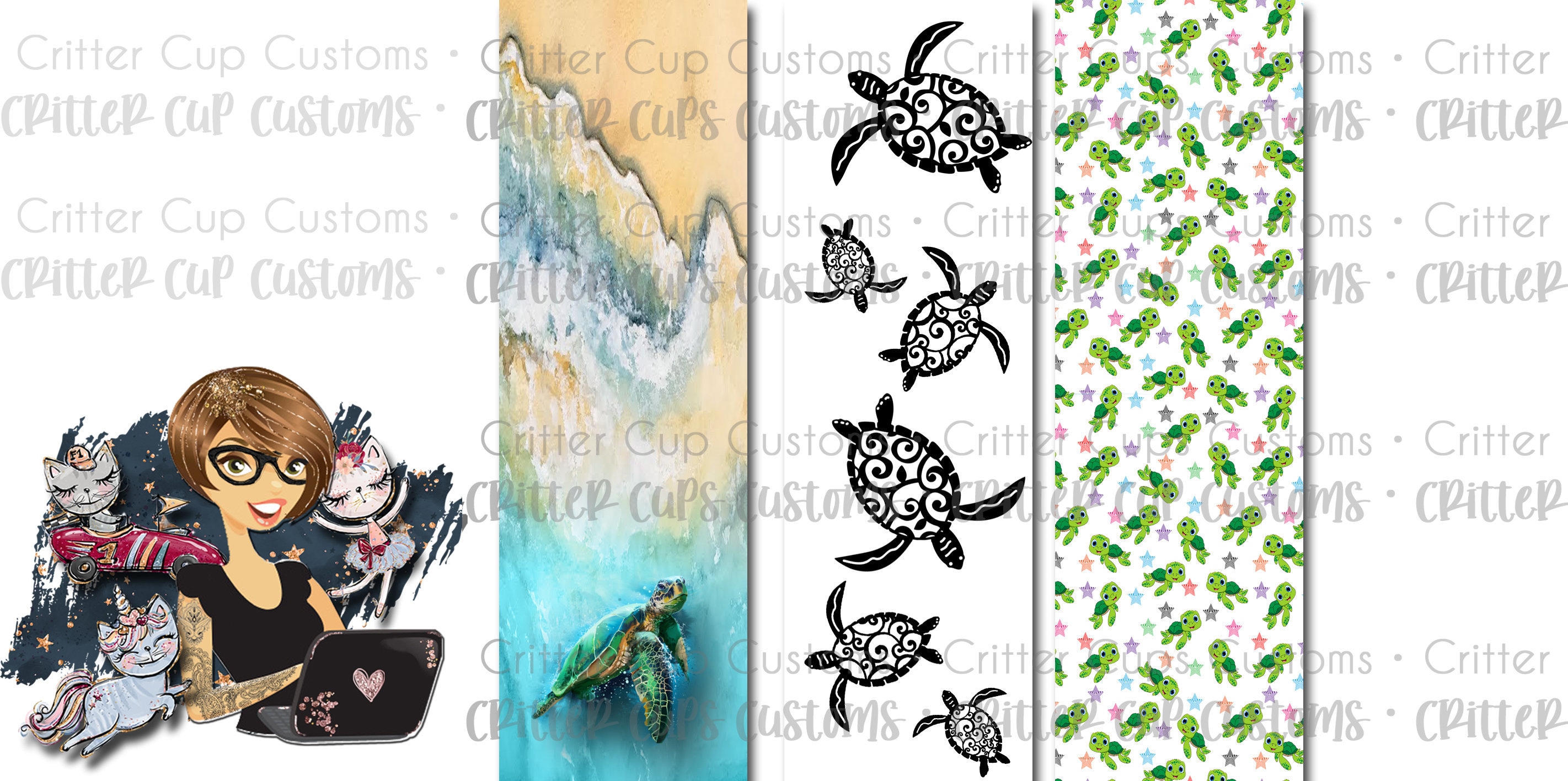 Turtle Pen Wrap File Set - Etsy
