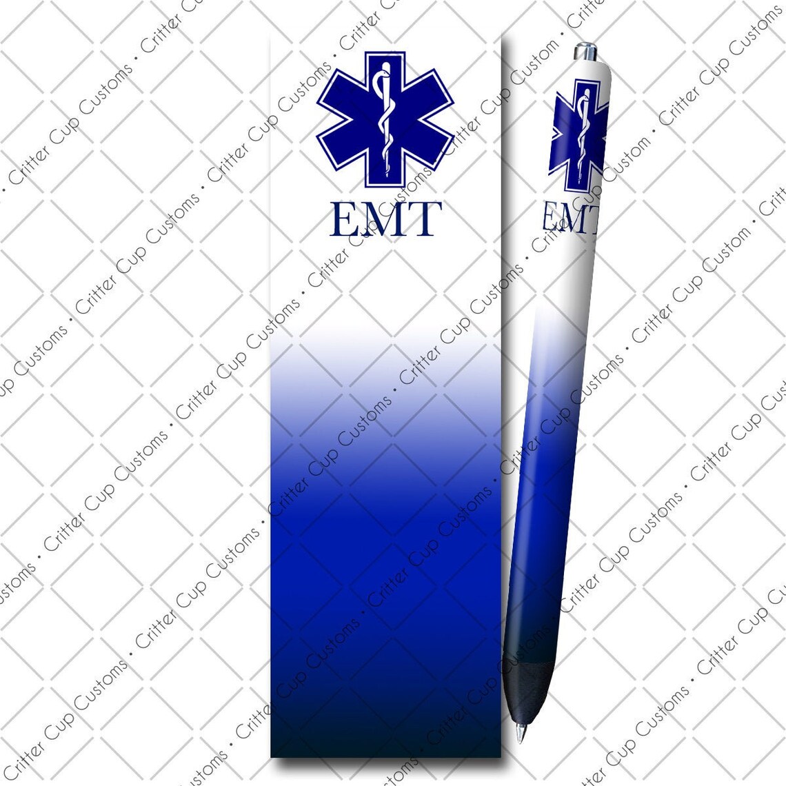 EMT Epoxy Pen Wrap PNG Digital Download - Etsy