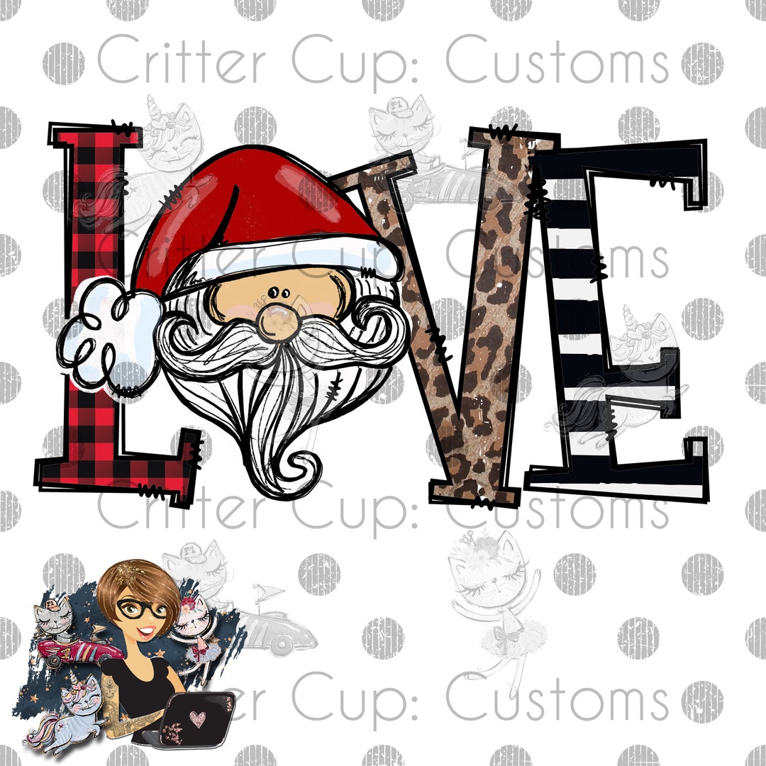 Santa Love - Etsy
