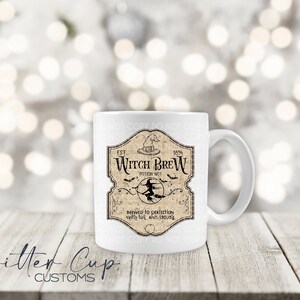 Witch Brew Label Png, Witch Brew Label Decal, Witch Brew Decal Png - Etsy