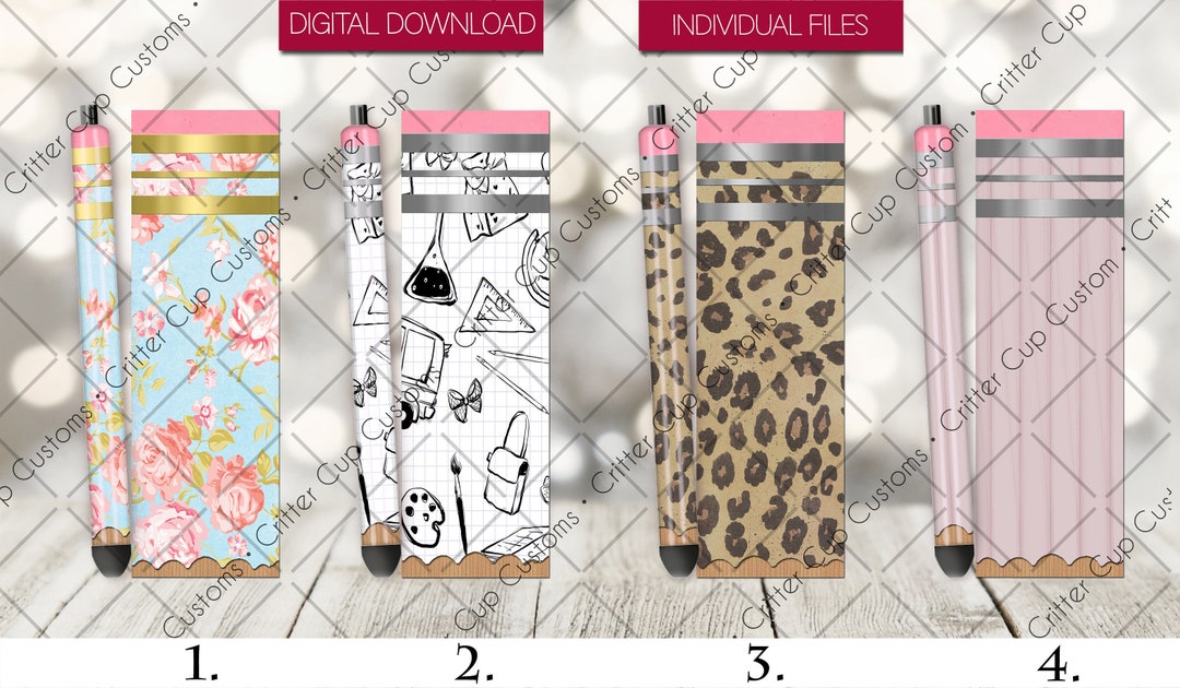 Pencil Pen Wrap Design, Digital Download, PNG - Etsy