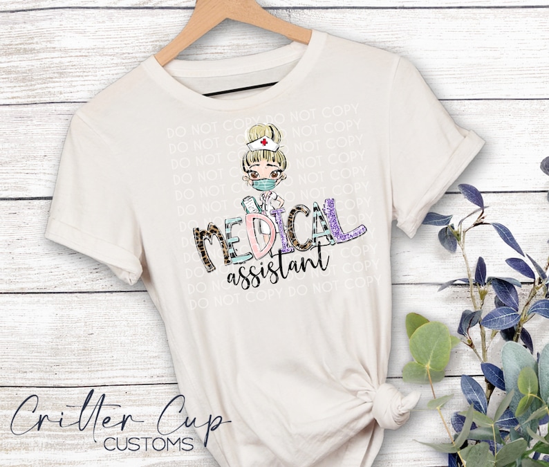 Medical Assistant PNG Medical Assistant Design Sublimation - Etsy