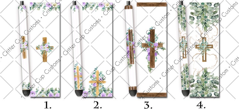 Lavender Floral Cross Pen Wrap Design Digital Download PNG - Etsy