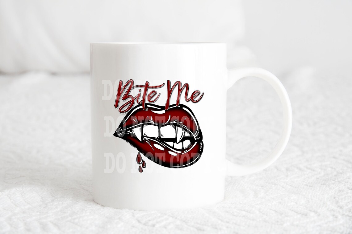 Vampire Design bite Me Digital Download Png File - Etsy