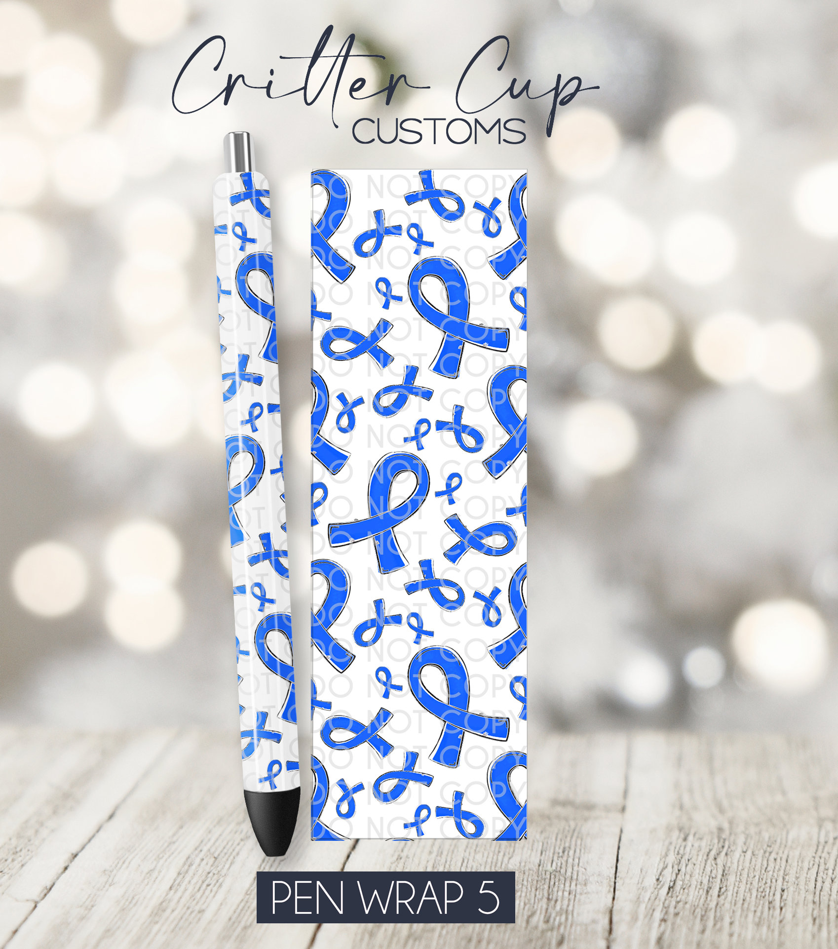 Colon Cancer Pen Wraps Cancer Awareness Pen Wrap Pen Wrap - Etsy